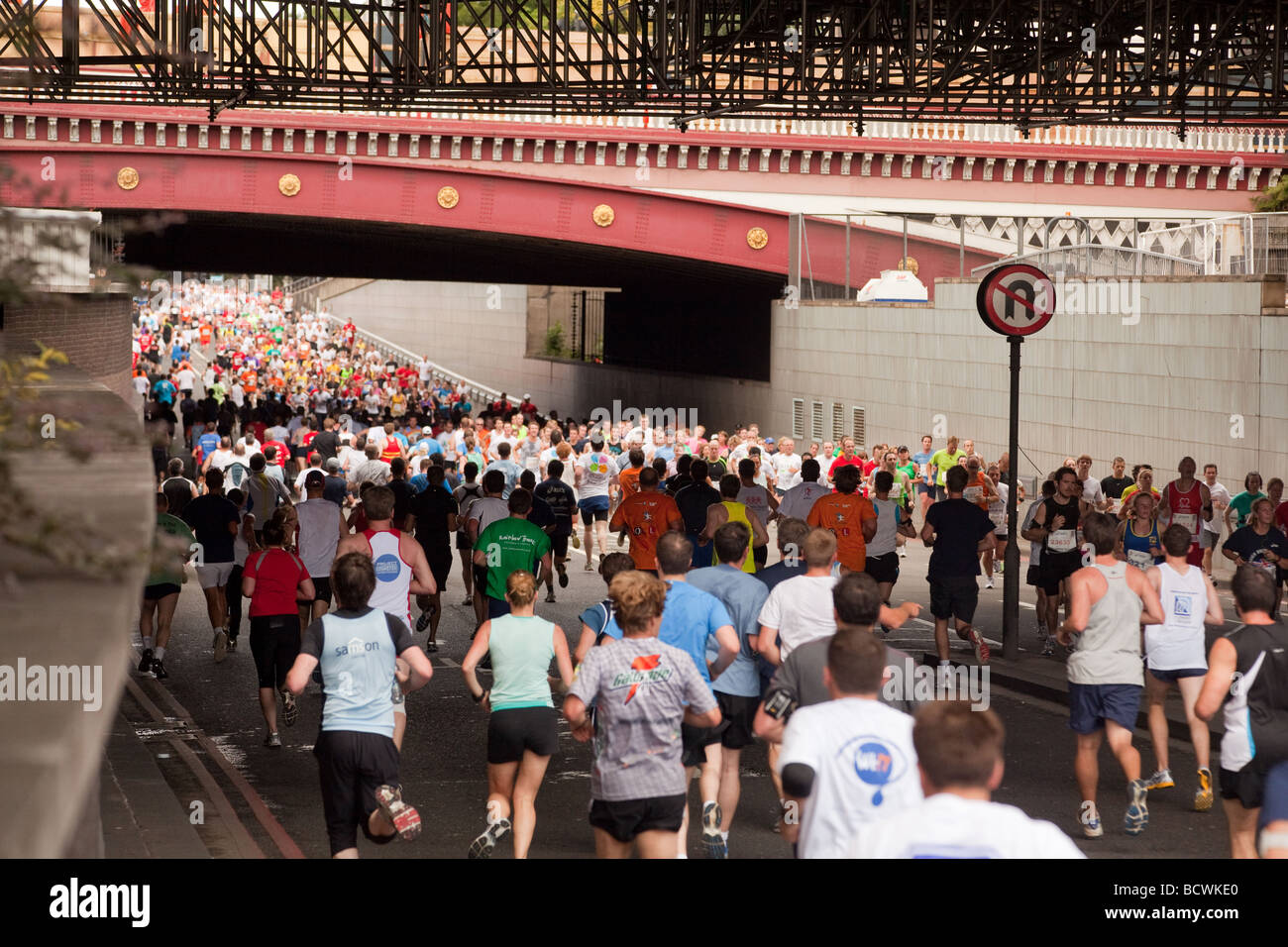 British 10k London run. 10km road race on 12th July 2009, Embankment ...