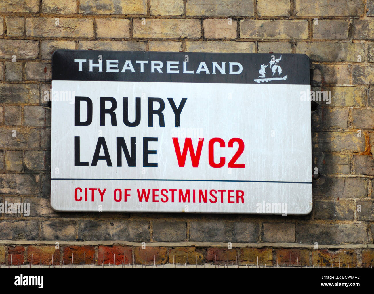 Drury lane street sign hi-res stock photography and images - Alamy