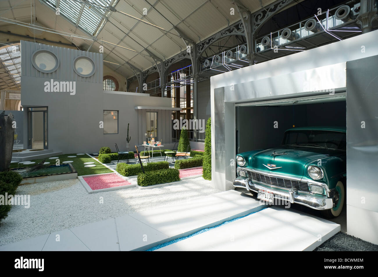 Paris Museum of Modern Art Centquatre Le 104 Stock Photo - Alamy