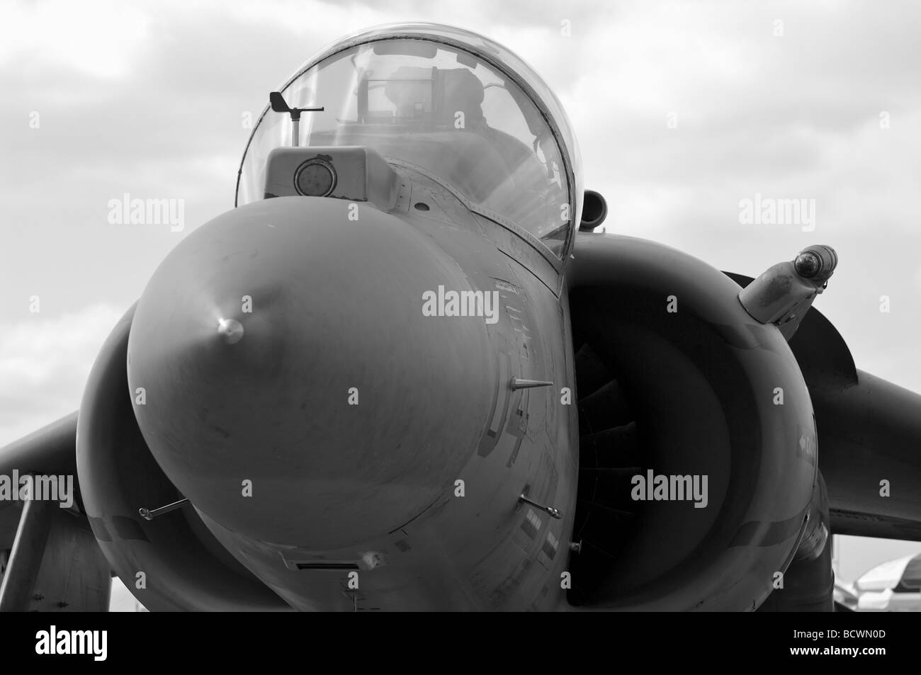 AV 8B Harrier Jet of the United States Marine Corps on display at the ...
