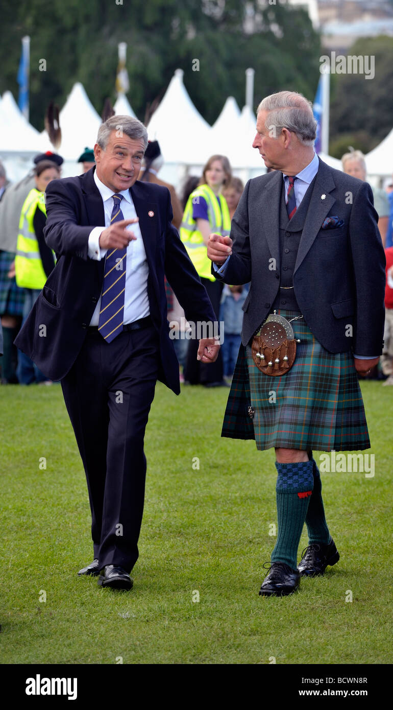 The Prince of Wales visiting the Highland Homecoming in Edinburgh, 25th ...