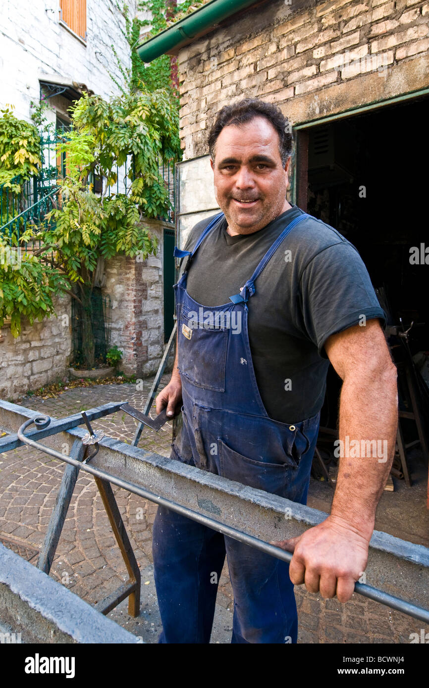 Blacksmith Sirolo Ancona Italy Stock Photo - Alamy