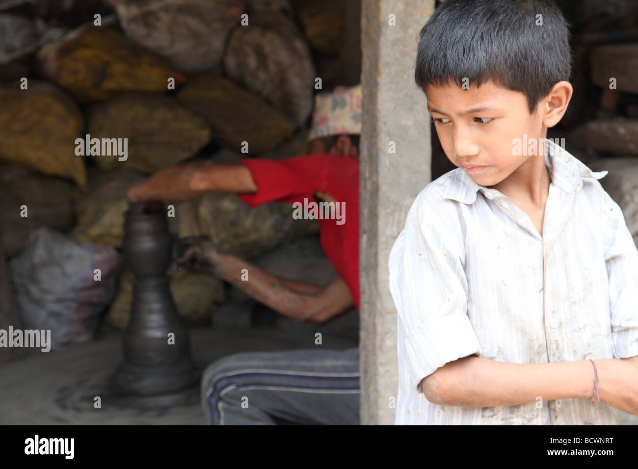Nepal, Bhaktapur, people Stock Photo - Alamy