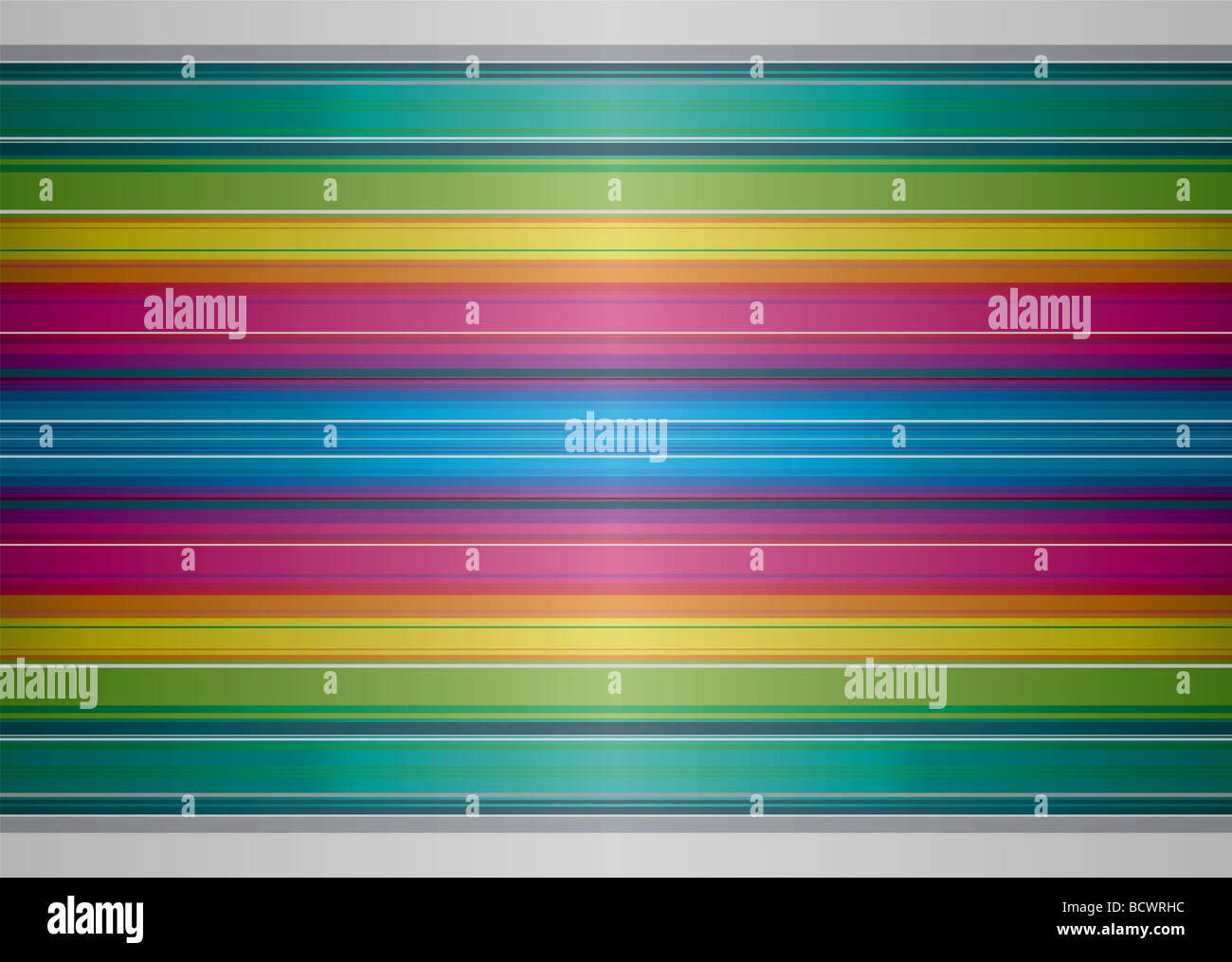 Brightly colored rainbow background with striped ribbon effect Stock ...