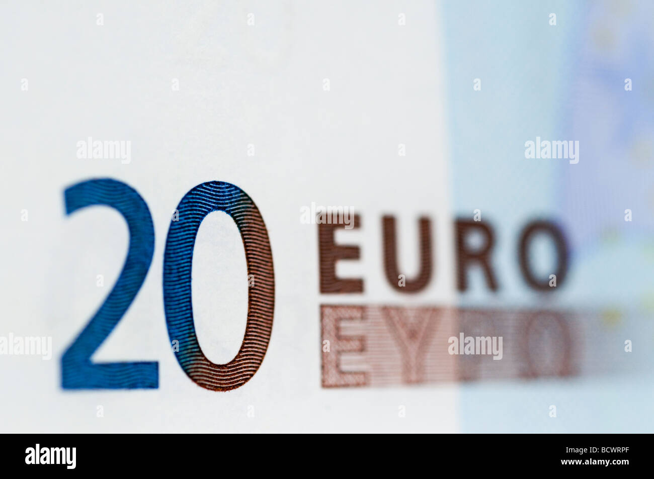20 euro note hi-res stock photography and images - Alamy