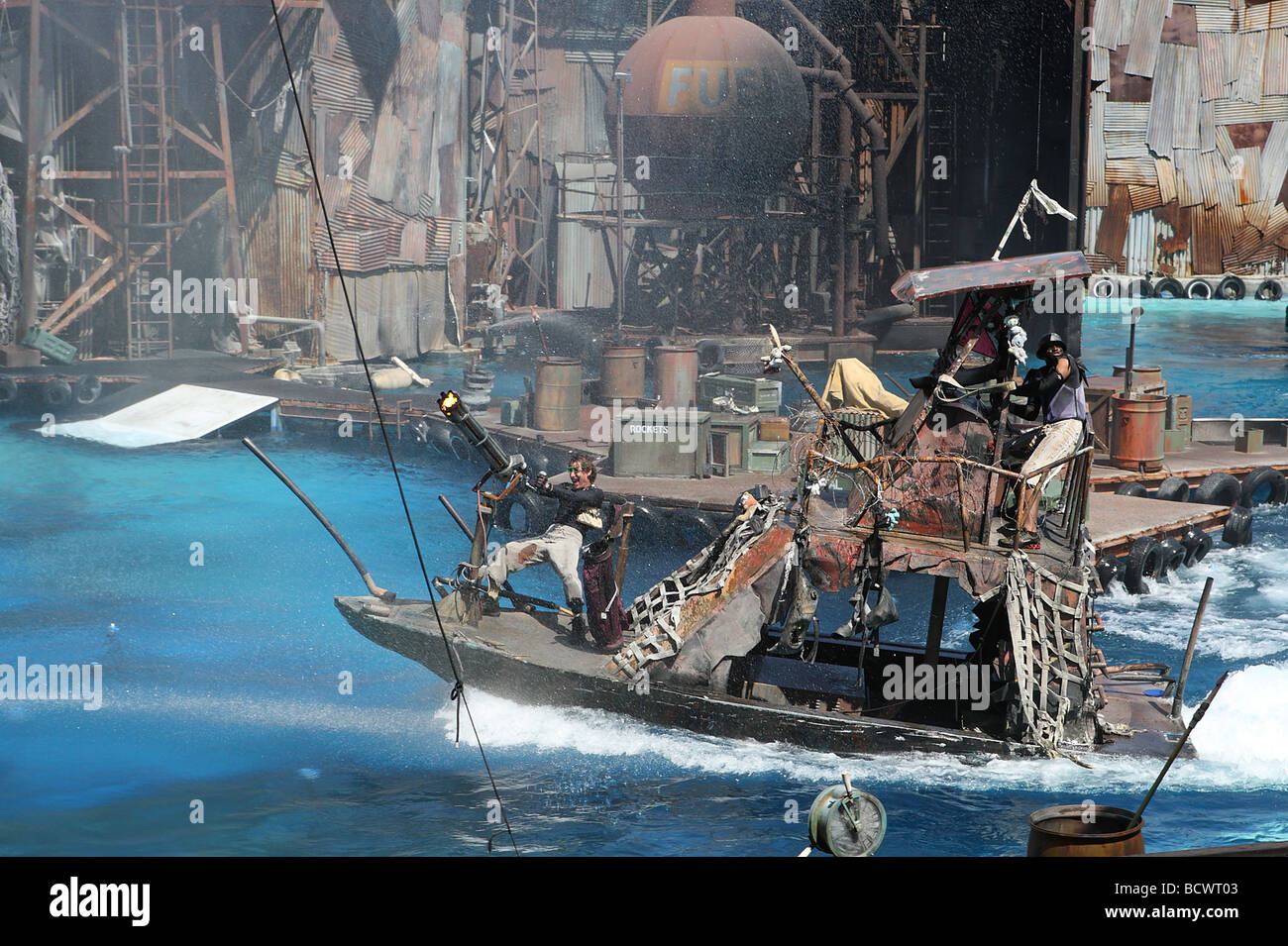 Ship on film set Universal Studios California USA Stock Photo - Alamy