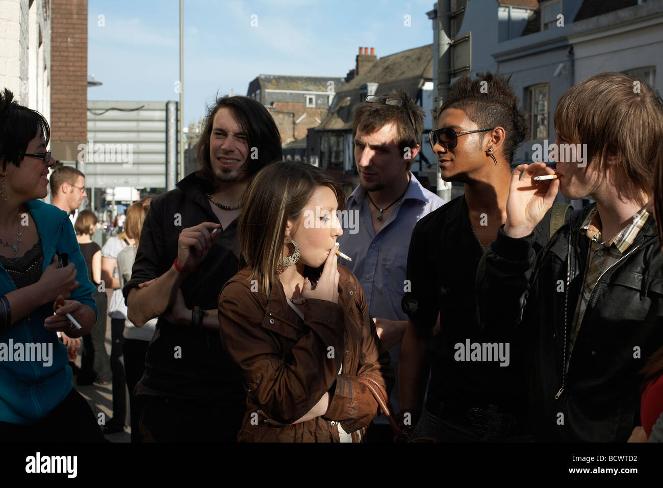 Smoking ban feature - Paris Williams Stock Photo - Alamy