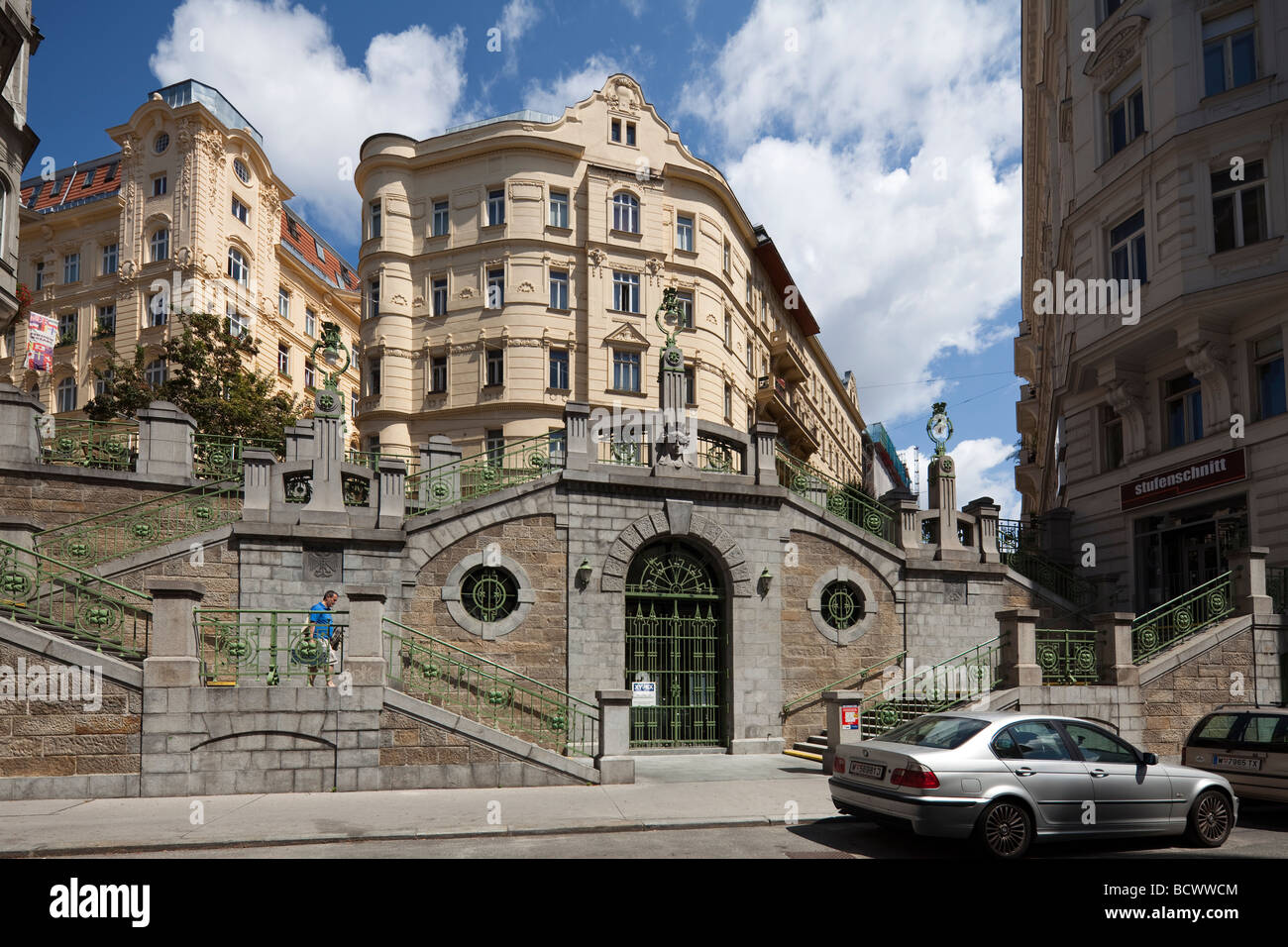 Fillgraderstiege, Fillgrader steps, Fillgradergasse, Vienna, Austria ...