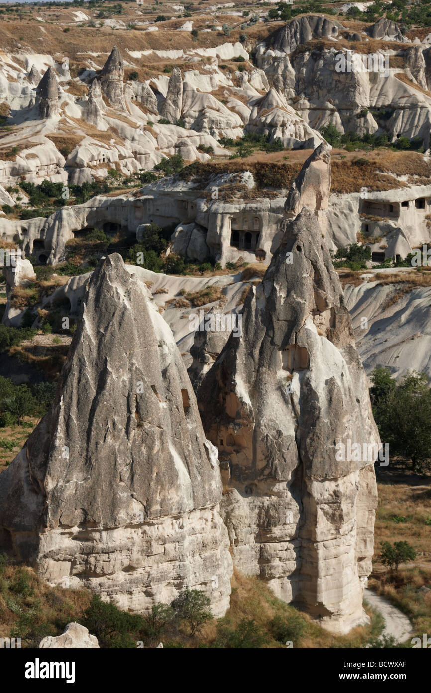 tufa formations, Turkey Cappadocia Goreme Valley Stock Photo - Alamy