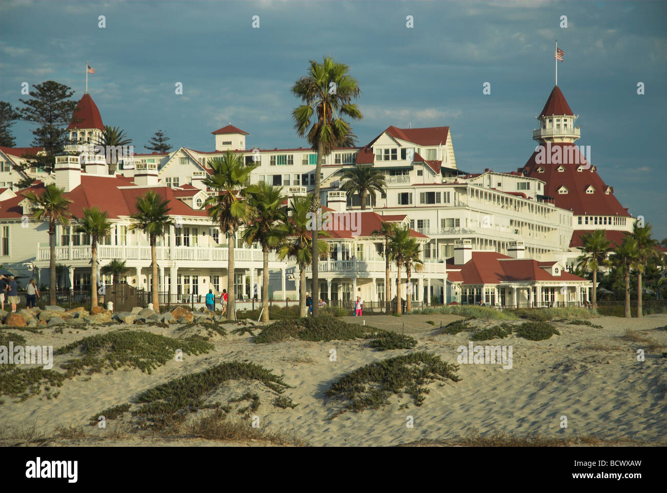 The Hotel Del Coronado on Coronado Island, California, USA Stock Photo ...