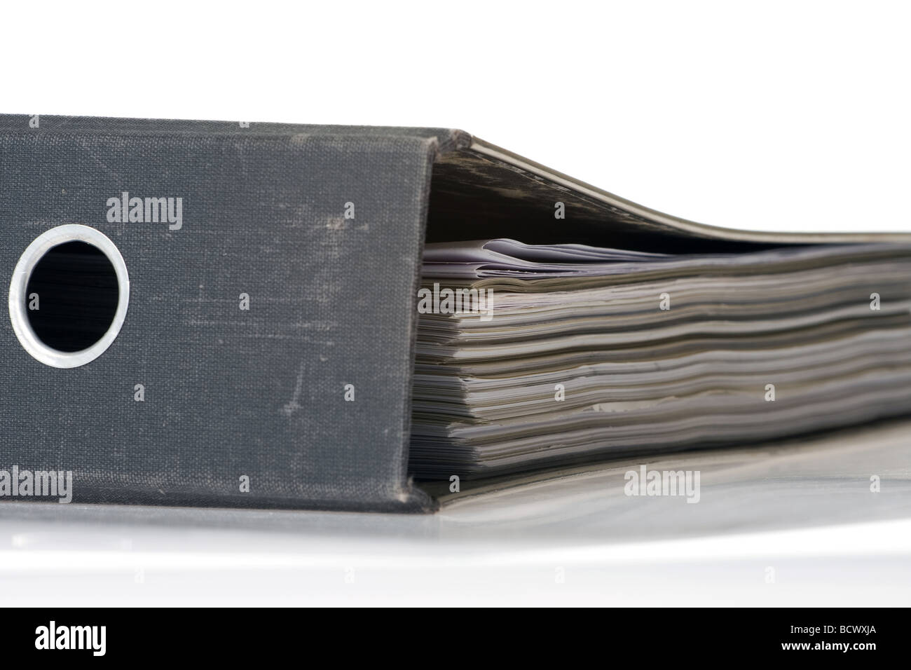 office folder on white background Stock Photo - Alamy