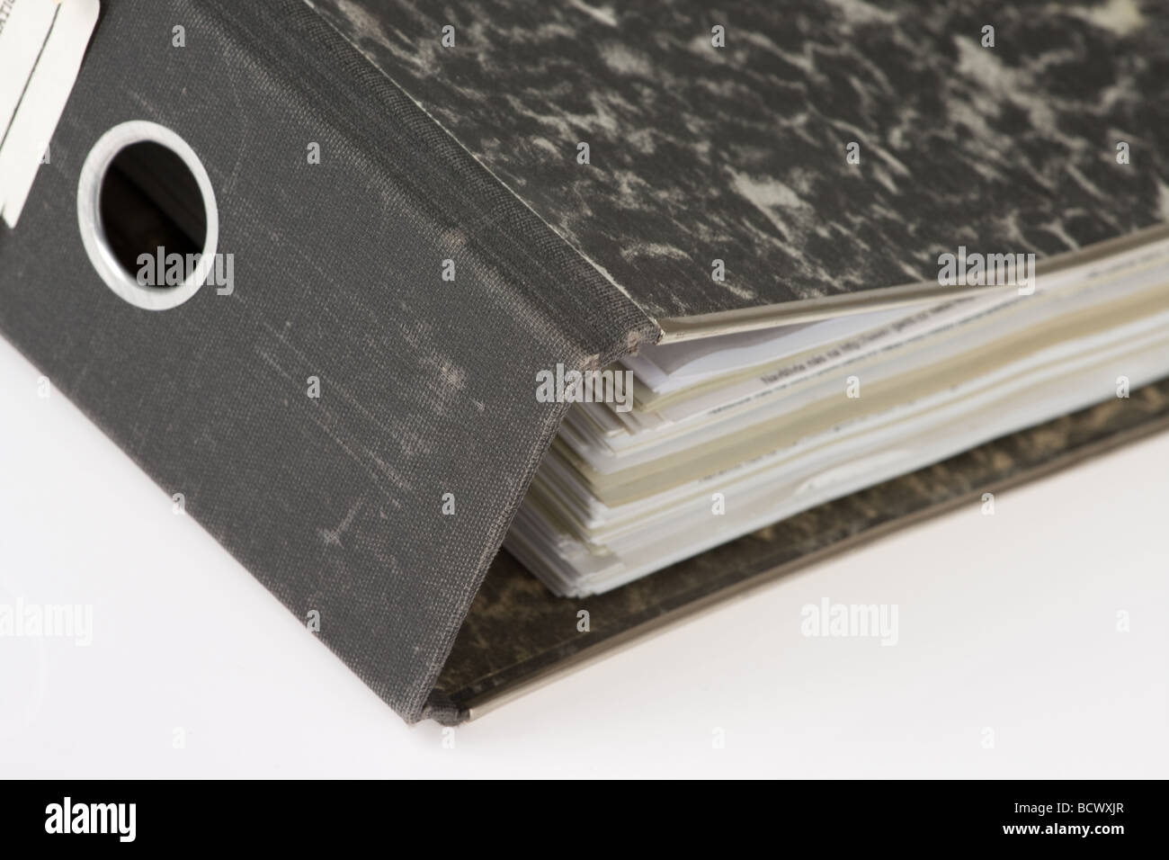 office folder on white background Stock Photo - Alamy