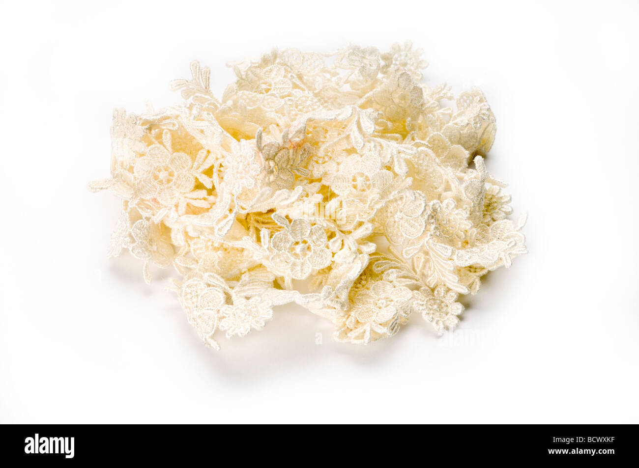 Lace white lace Cut Out Stock Images & Pictures - Alamy