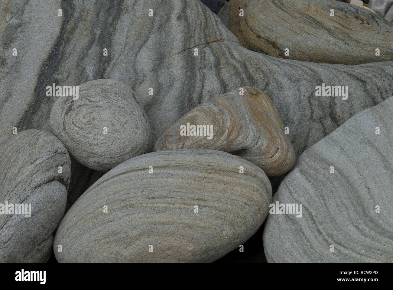 artistic naturally patterned rocks on the sea shore Seahouses ...