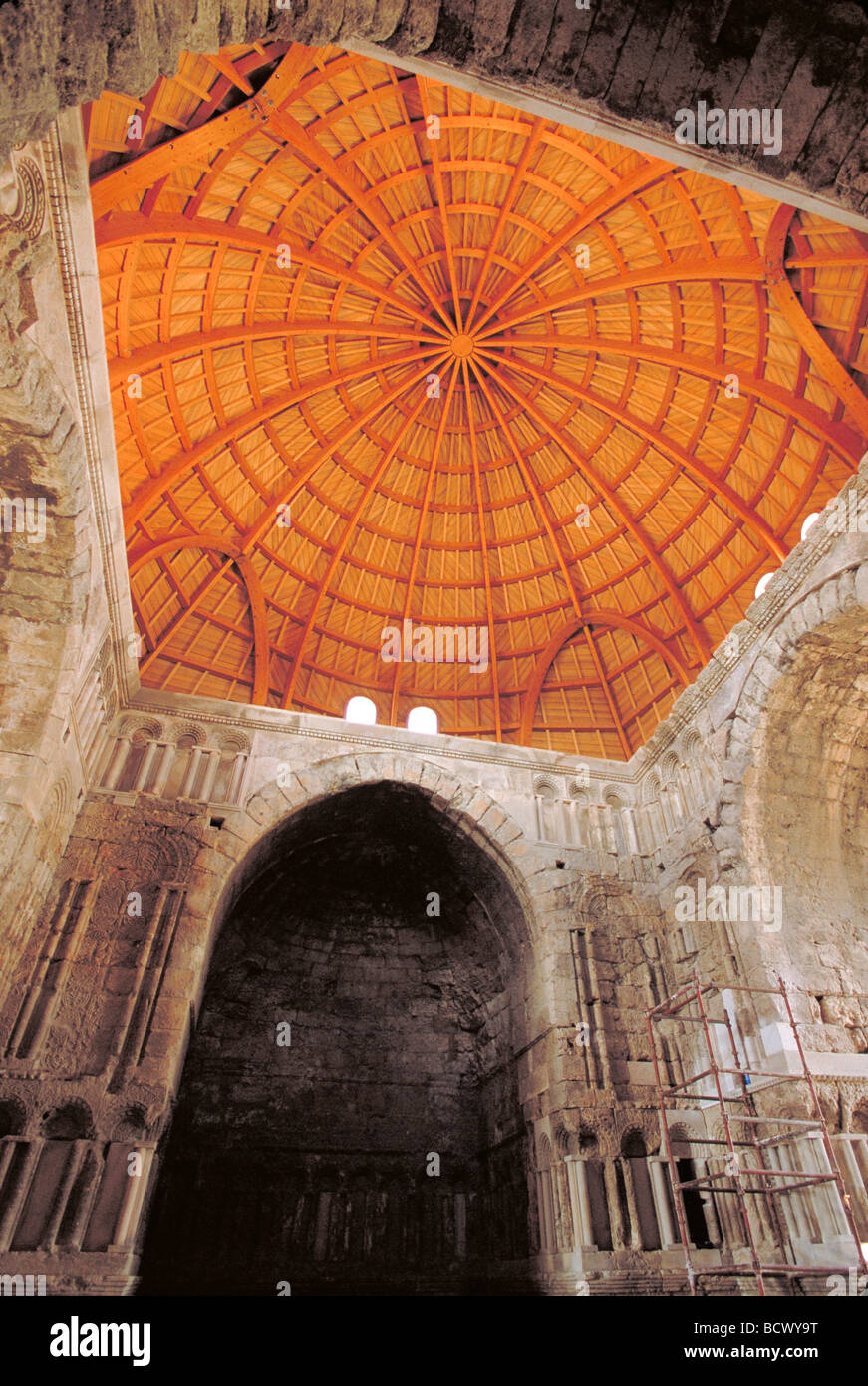 Elk164 1210 Jordan Amman Citadel Umayyad Palace Great Entry Hall Stock ...