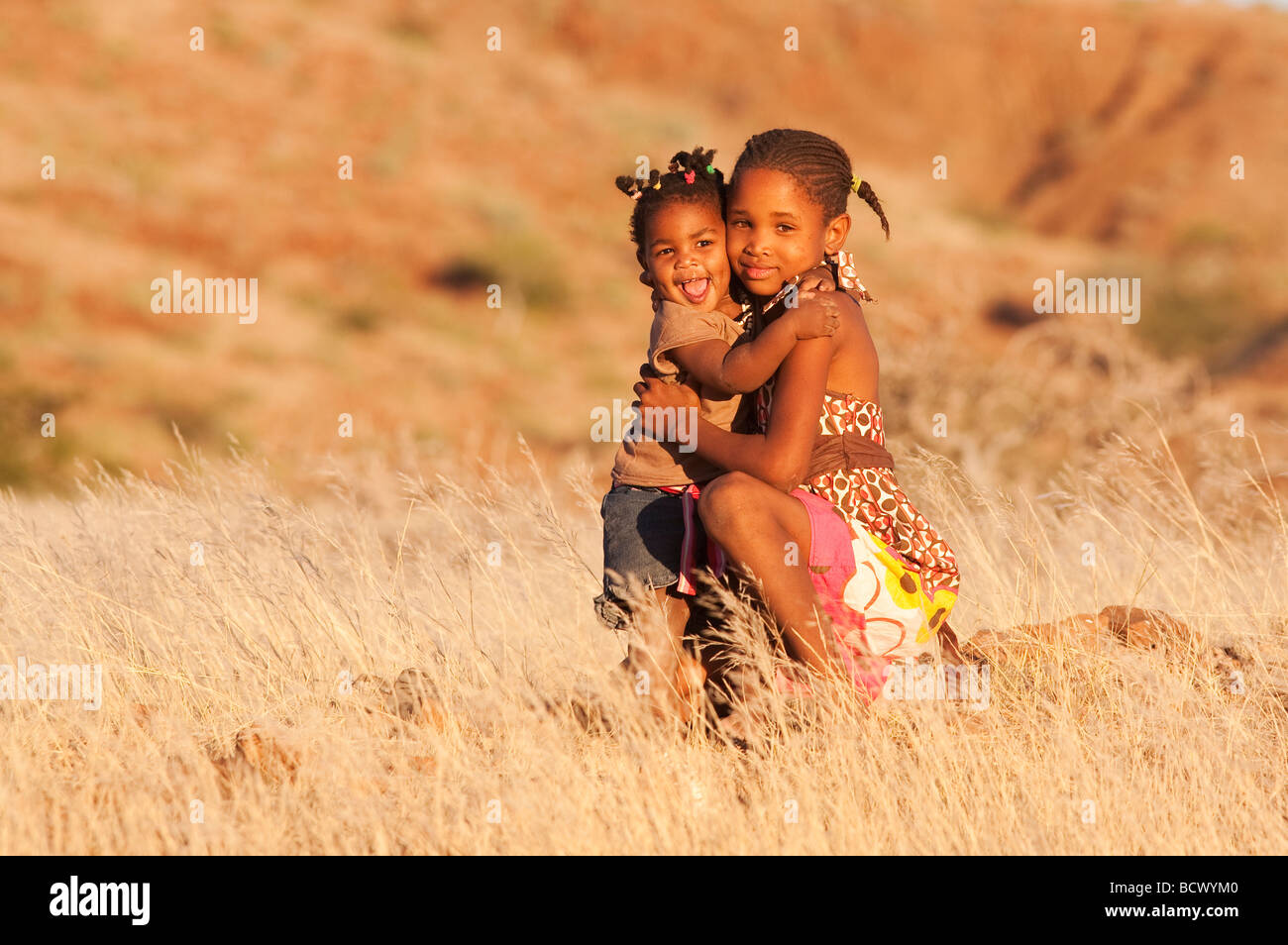 Happy namibian kids hi-res stock photography and images - Alamy