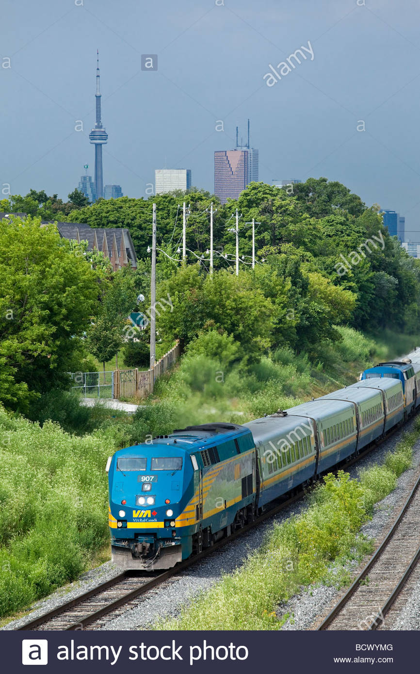 Via Rail Train Canada High Resolution Stock Photography and Images - Alamy