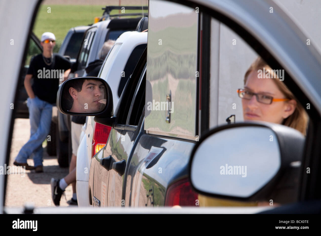 Participants in Project Vortex 2 prepare for tornado intercept practice ...