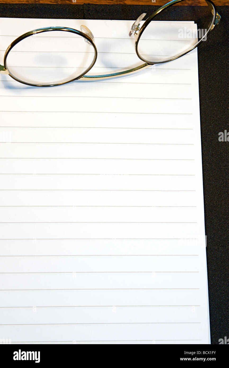 Blank Journal Page Stock Photo - Alamy