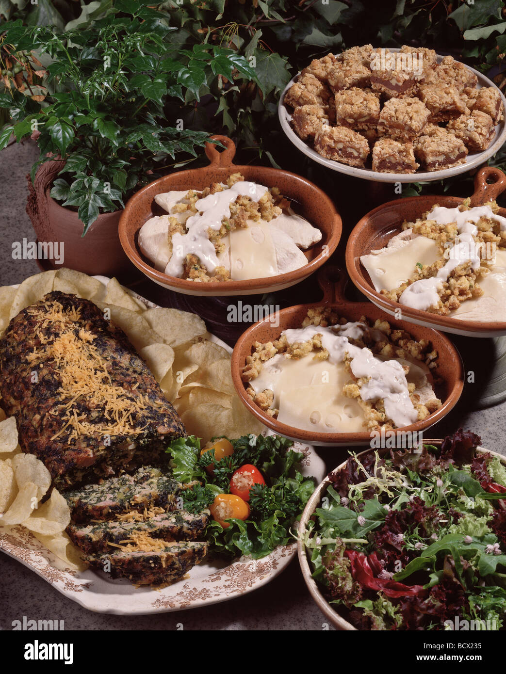 Country kitchen recipes, potato chip spinach loaf, chicken supreme ...