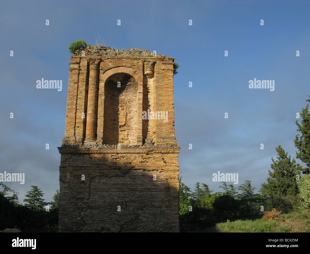 detail of tomb memorial on the old appian way in rome italy Stock Photo ...