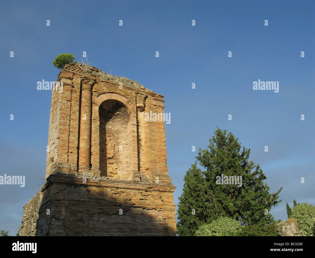 detail of tomb memorial on the old appian way in rome italy Stock Photo ...