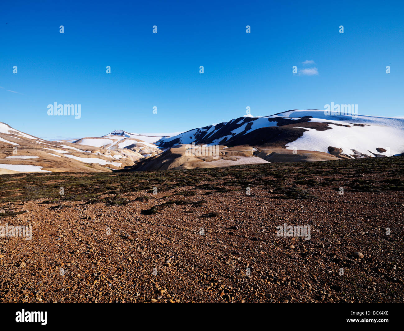 snow topped mountains in Iceland Stock Photo - Alamy