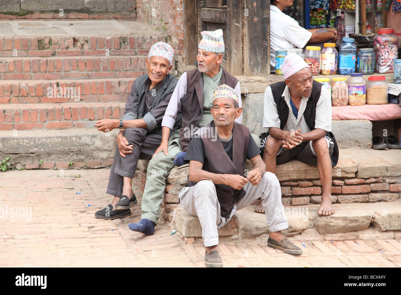 Nepal, Bhaktapur, people Stock Photo - Alamy