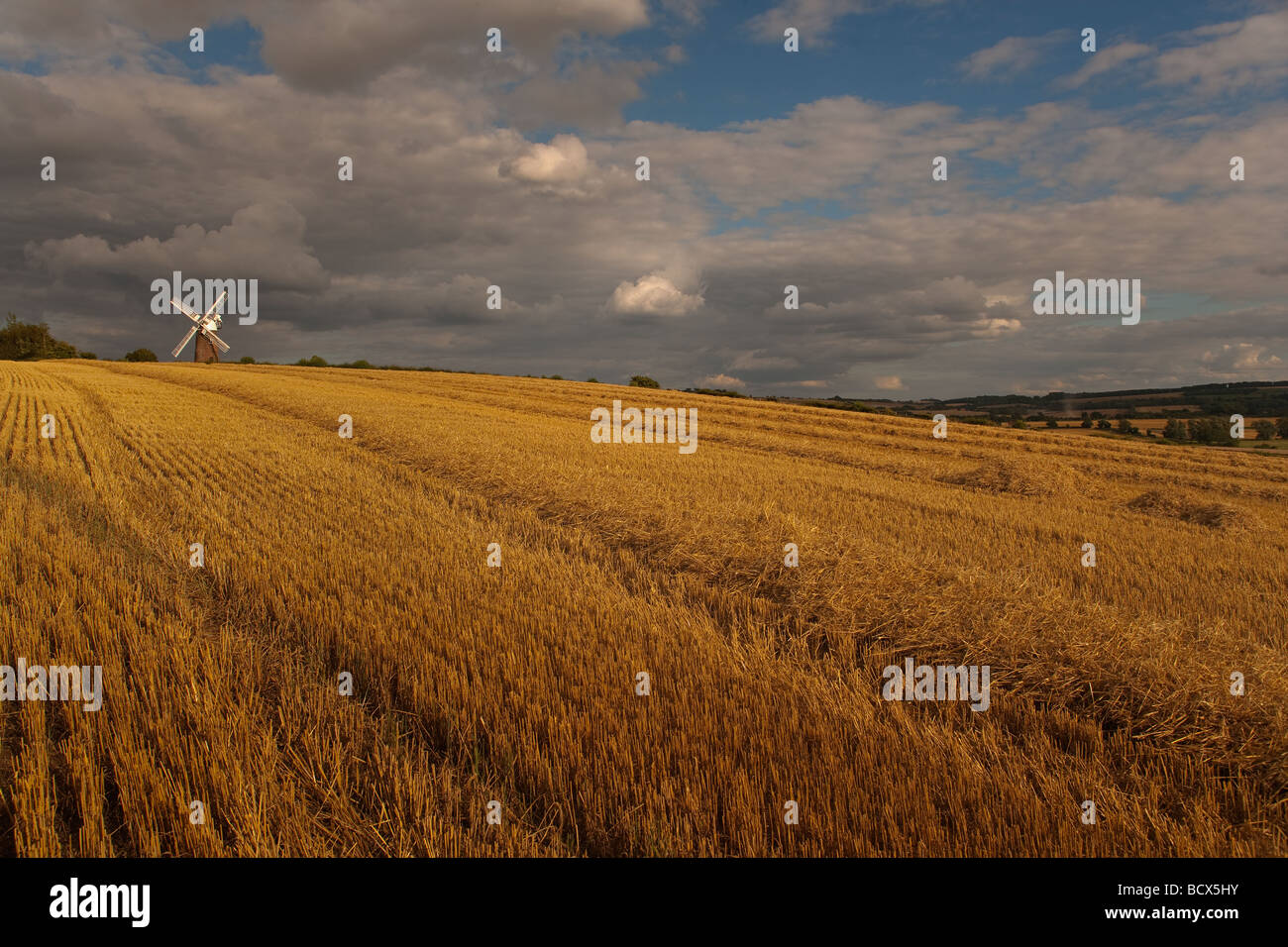 Wilton Windmill after Harvest Near Hungerford Berkshire Stock Photo - Alamy