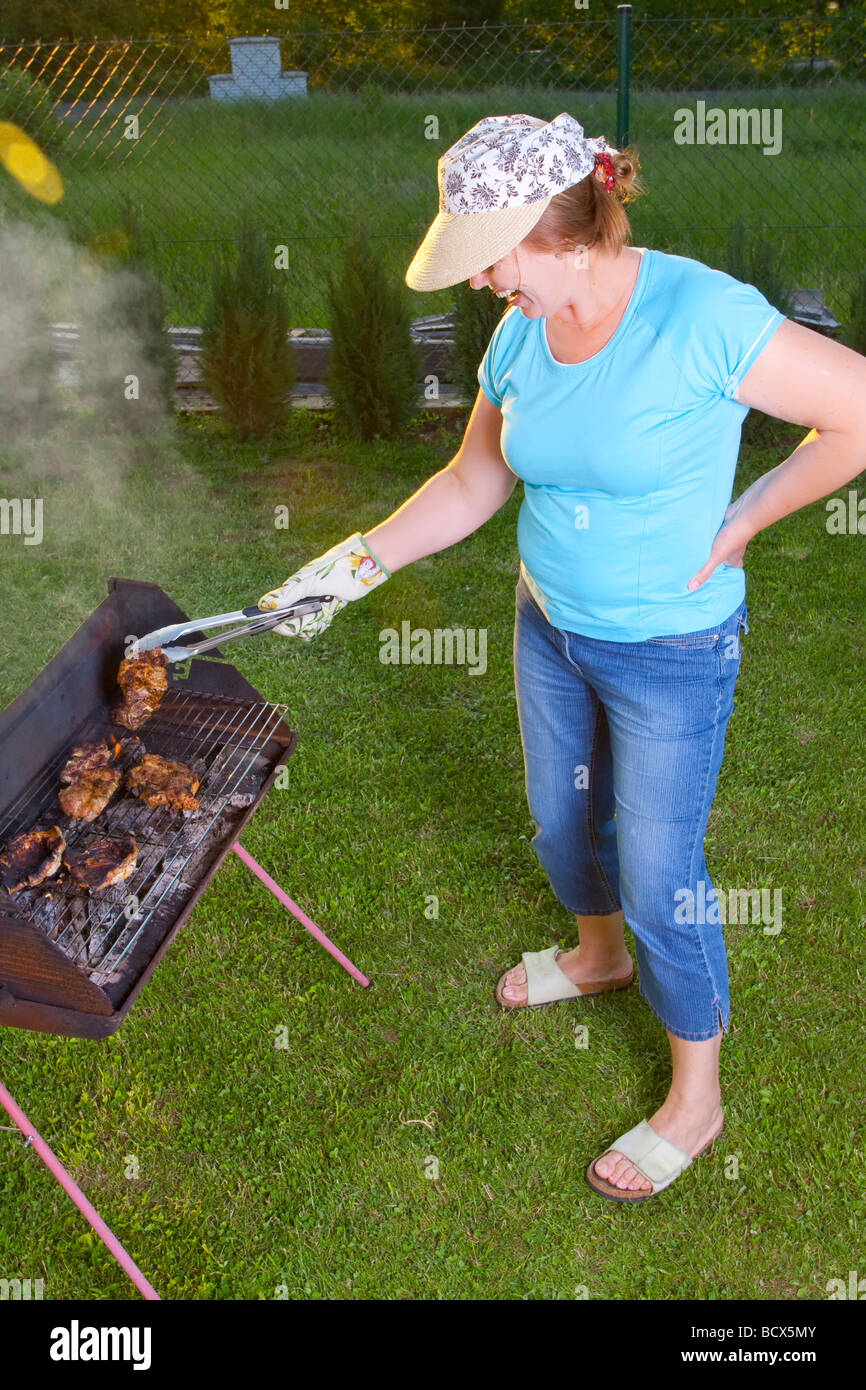 Barbecuing pork hi-res stock photography and images - Alamy