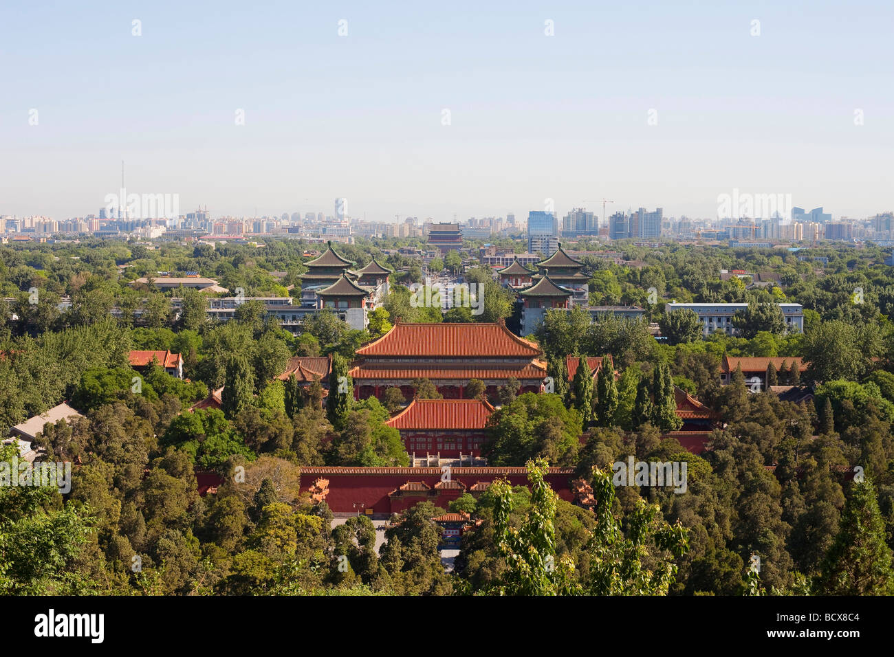 Drum tower beijing cityscape hi-res stock photography and images - Alamy