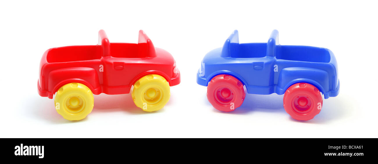 Plastic Toy Cars Stock Photo - Alamy