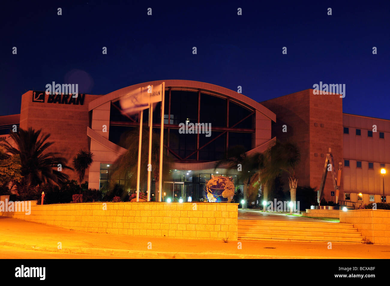 High tech building at night hi-res stock photography and images - Alamy