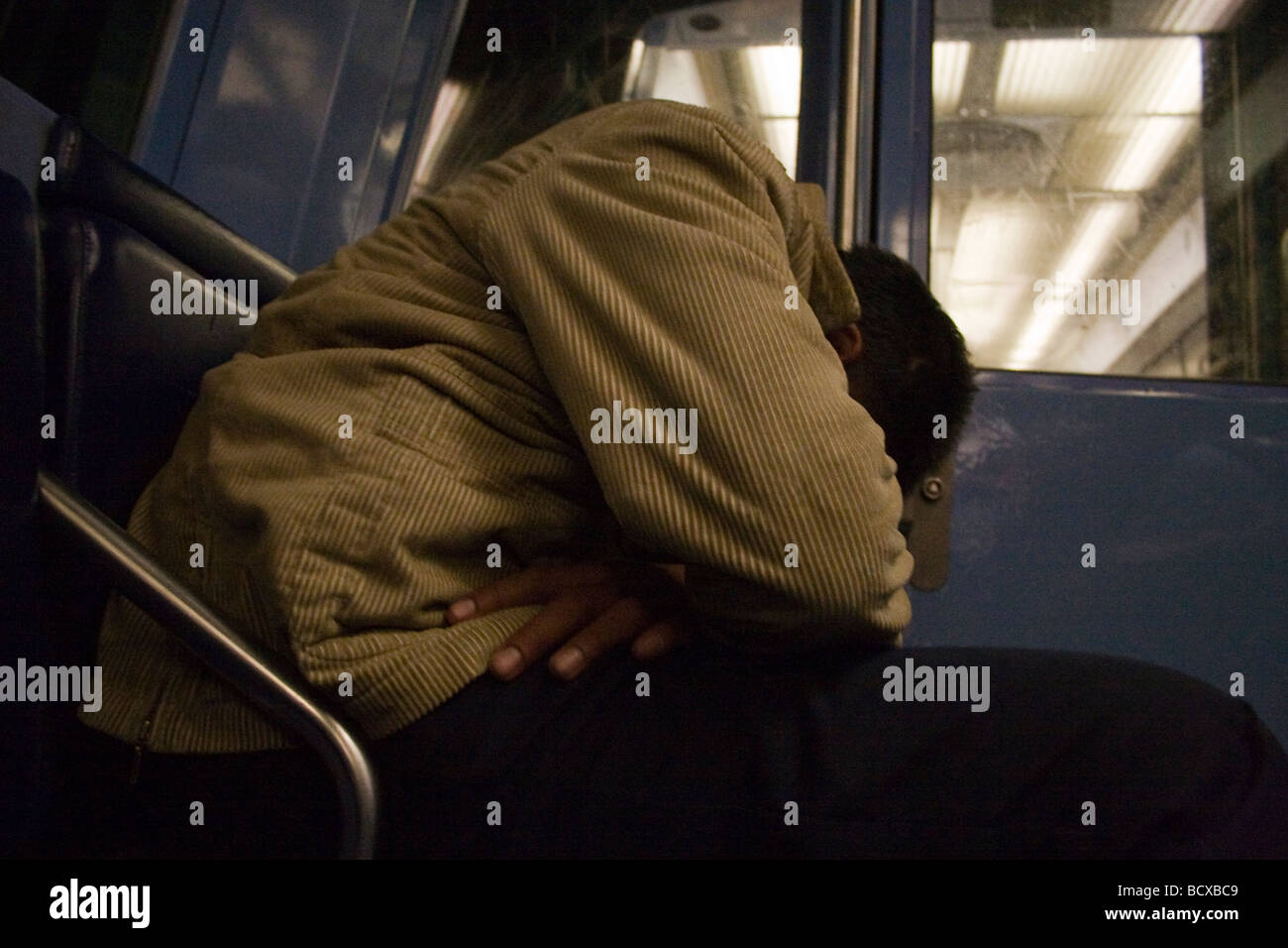 Sleeping metro hi-res stock photography and images - Alamy