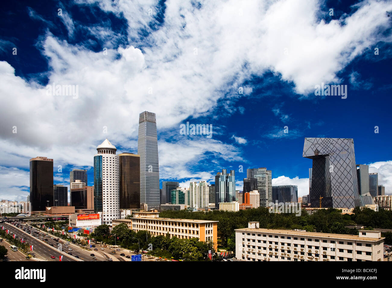 Beijing city world trade centre hi-res stock photography and images - Alamy