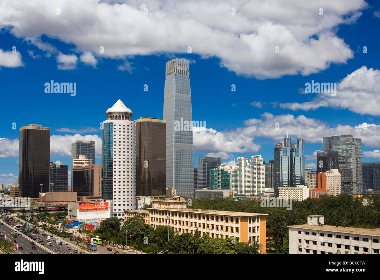 Beijing city world trade centre hi-res stock photography and images - Alamy