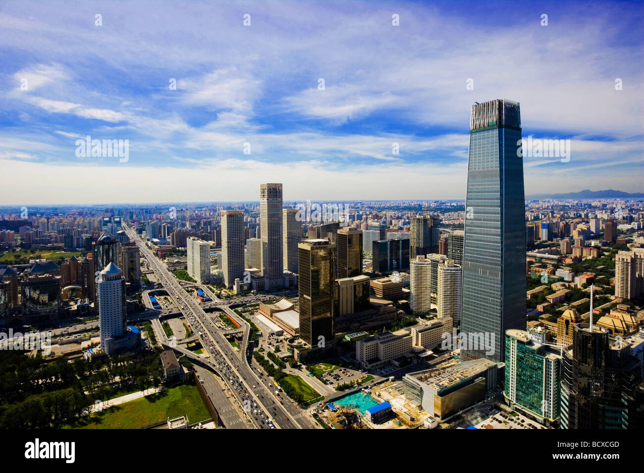 Beijing city world trade centre hi-res stock photography and images - Alamy