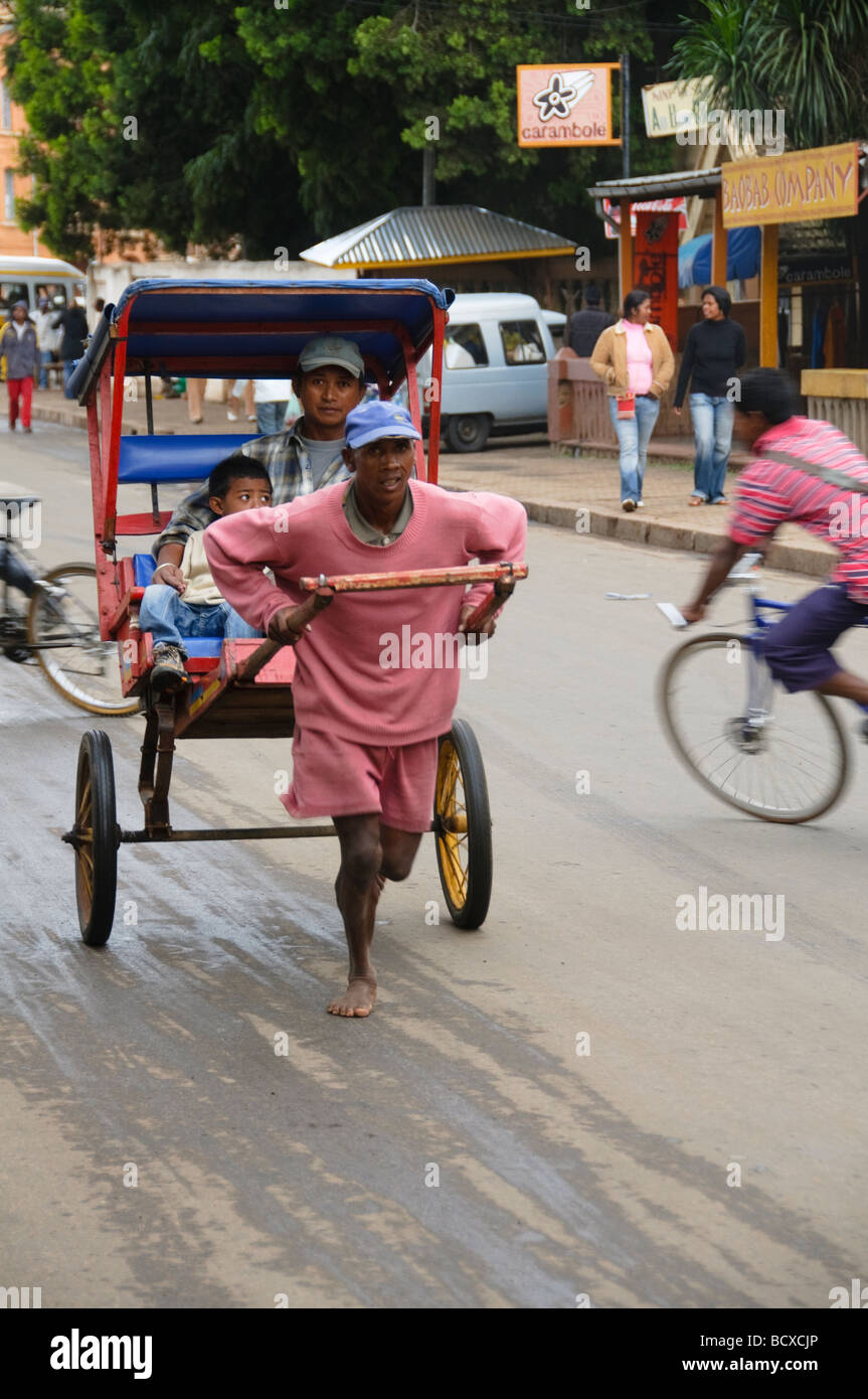 Pousse Pousse Driver Madagascar High Resolution Stock Photography and ...
