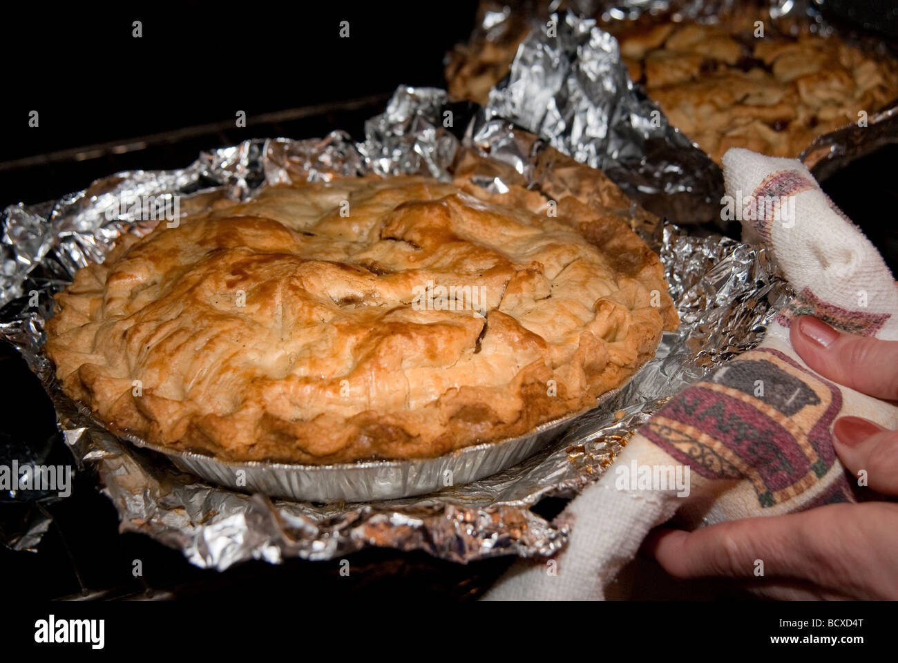 Homemade Southern Apple Pie Stock Photo - Alamy