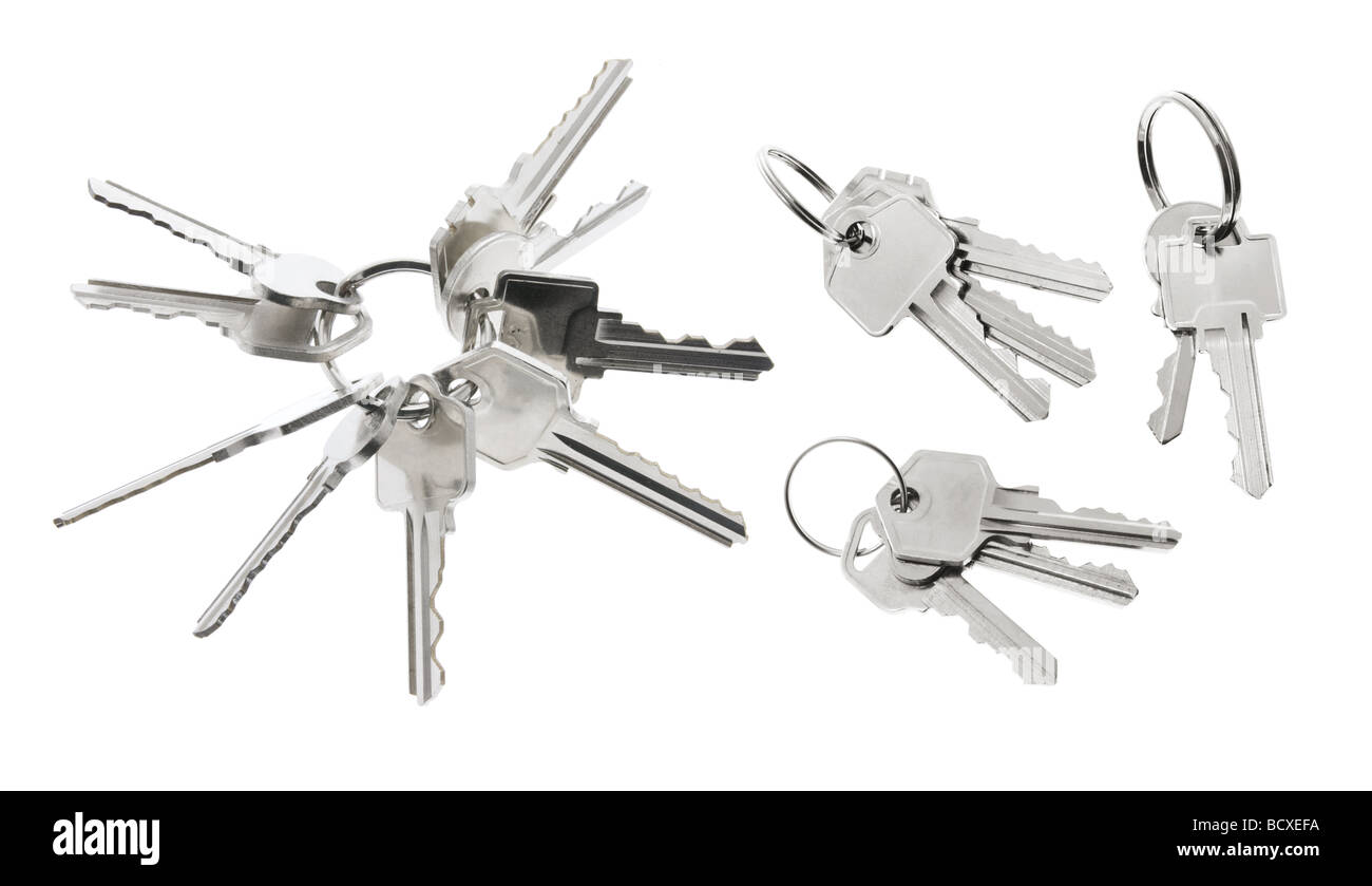 Bunches of Keys Stock Photo - Alamy