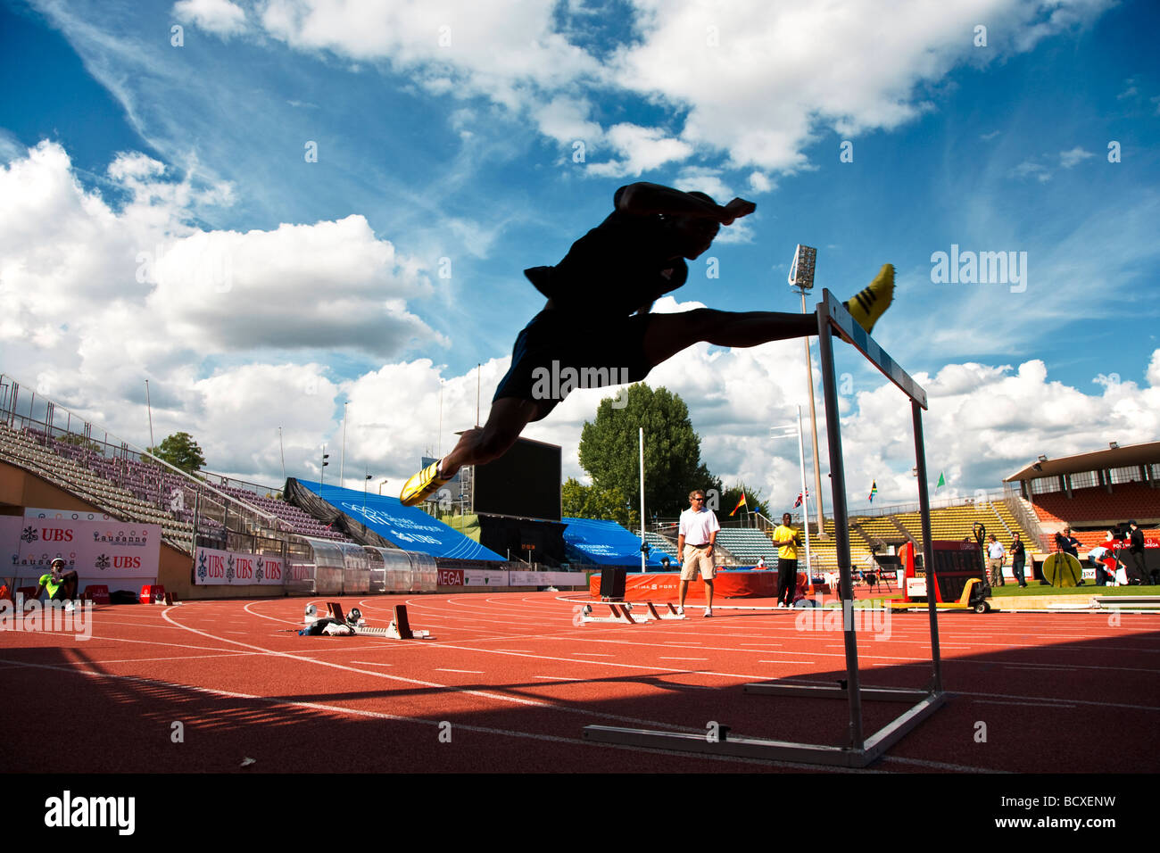 Antwon Hicks USA meeting ATTLETISSIMA Lausanne 2009 Stock Photo - Alamy