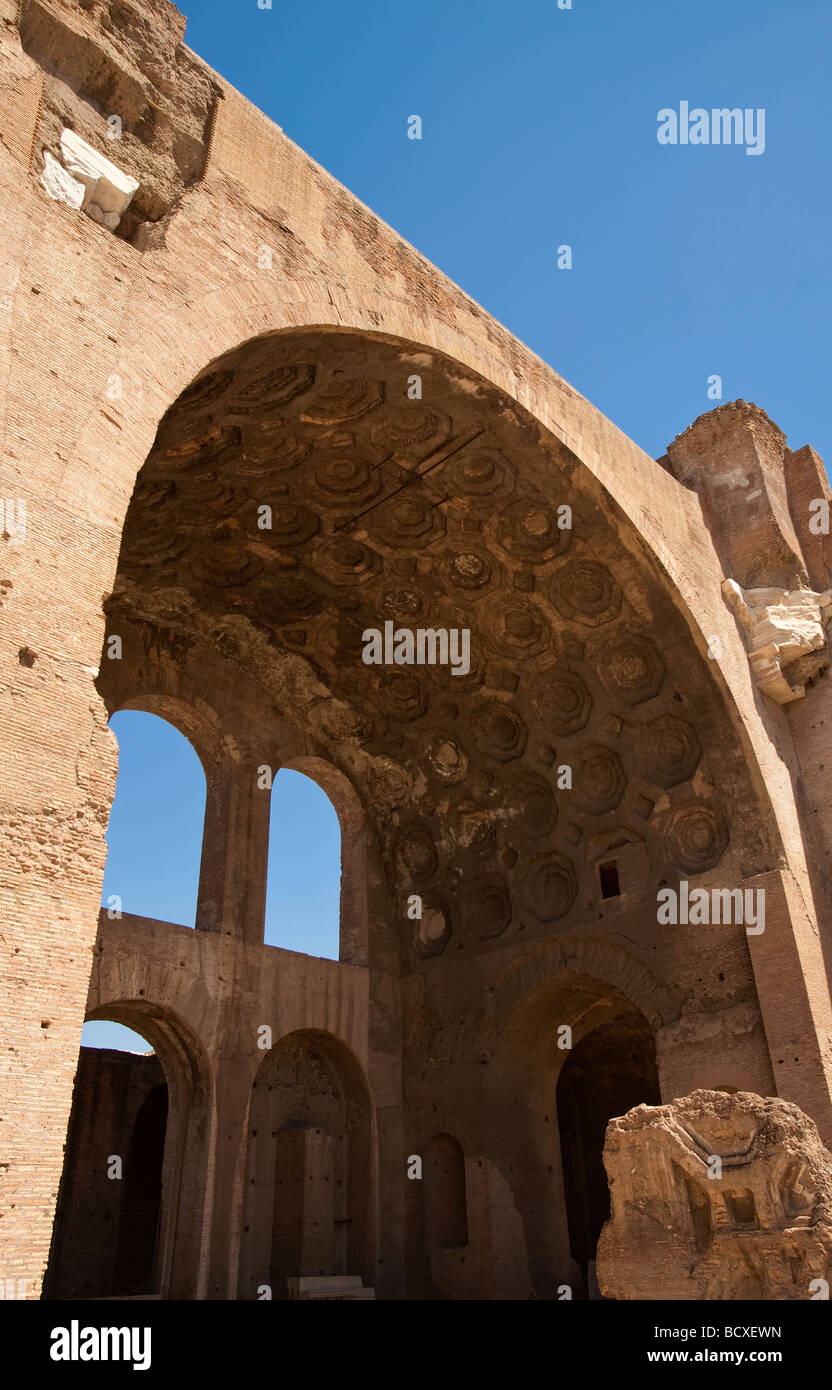 Basilica of Maxentius Roman Forum Rome Italy Stock Photo - Alamy