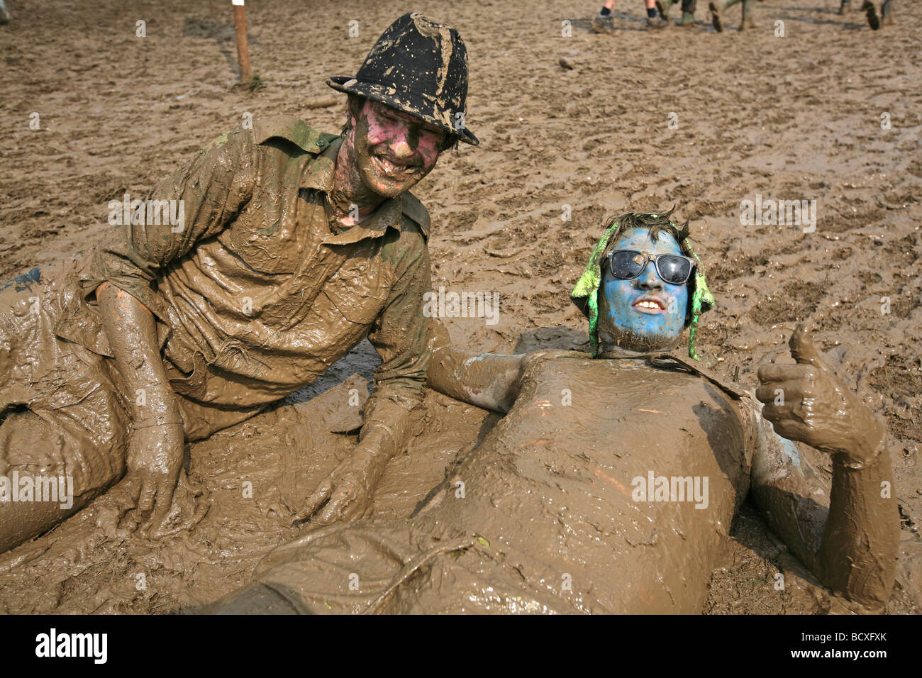 Glastonbury mud hi-res stock photography and images - Alamy