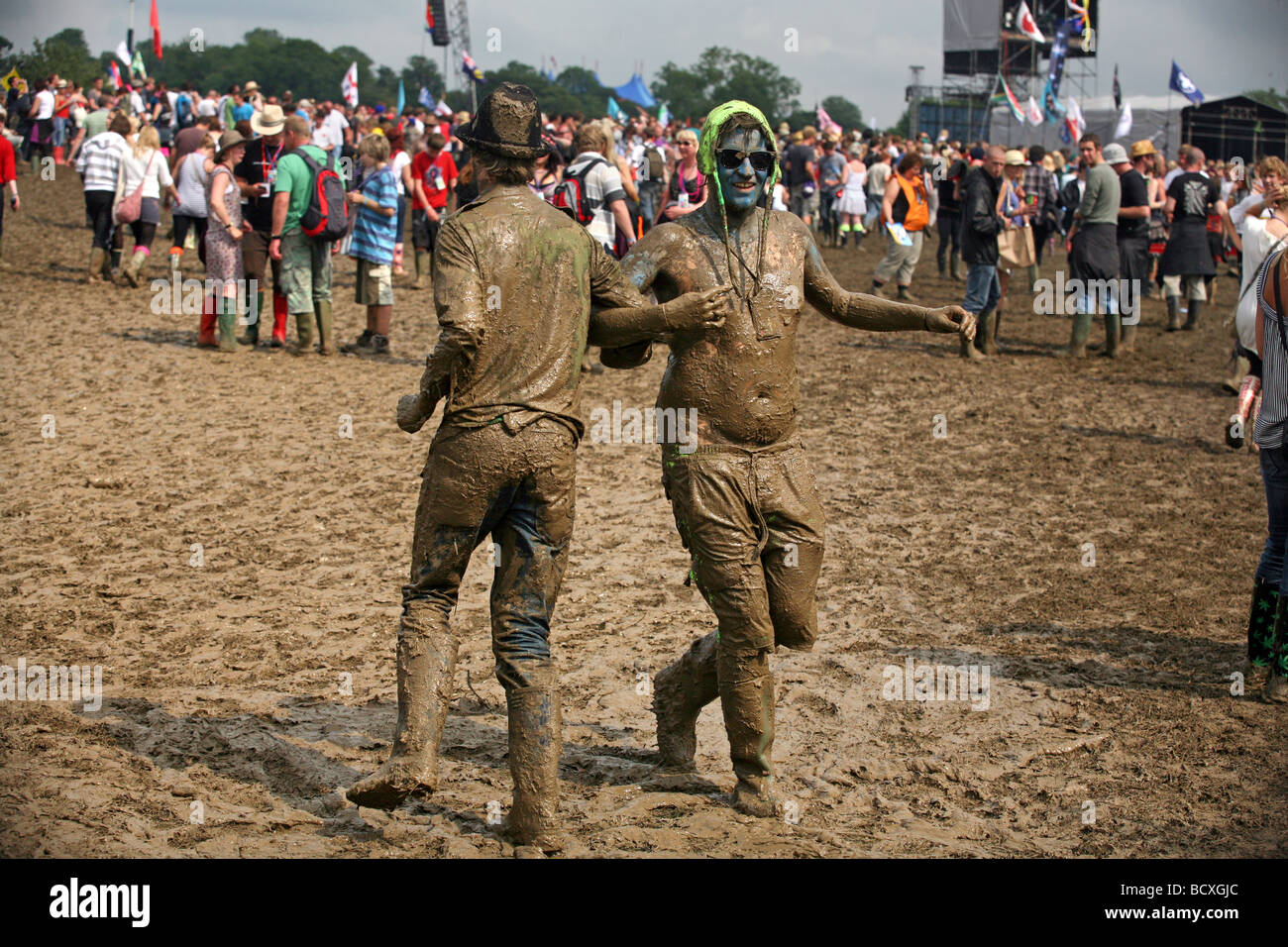 Glastonbury mud hi-res stock photography and images - Alamy