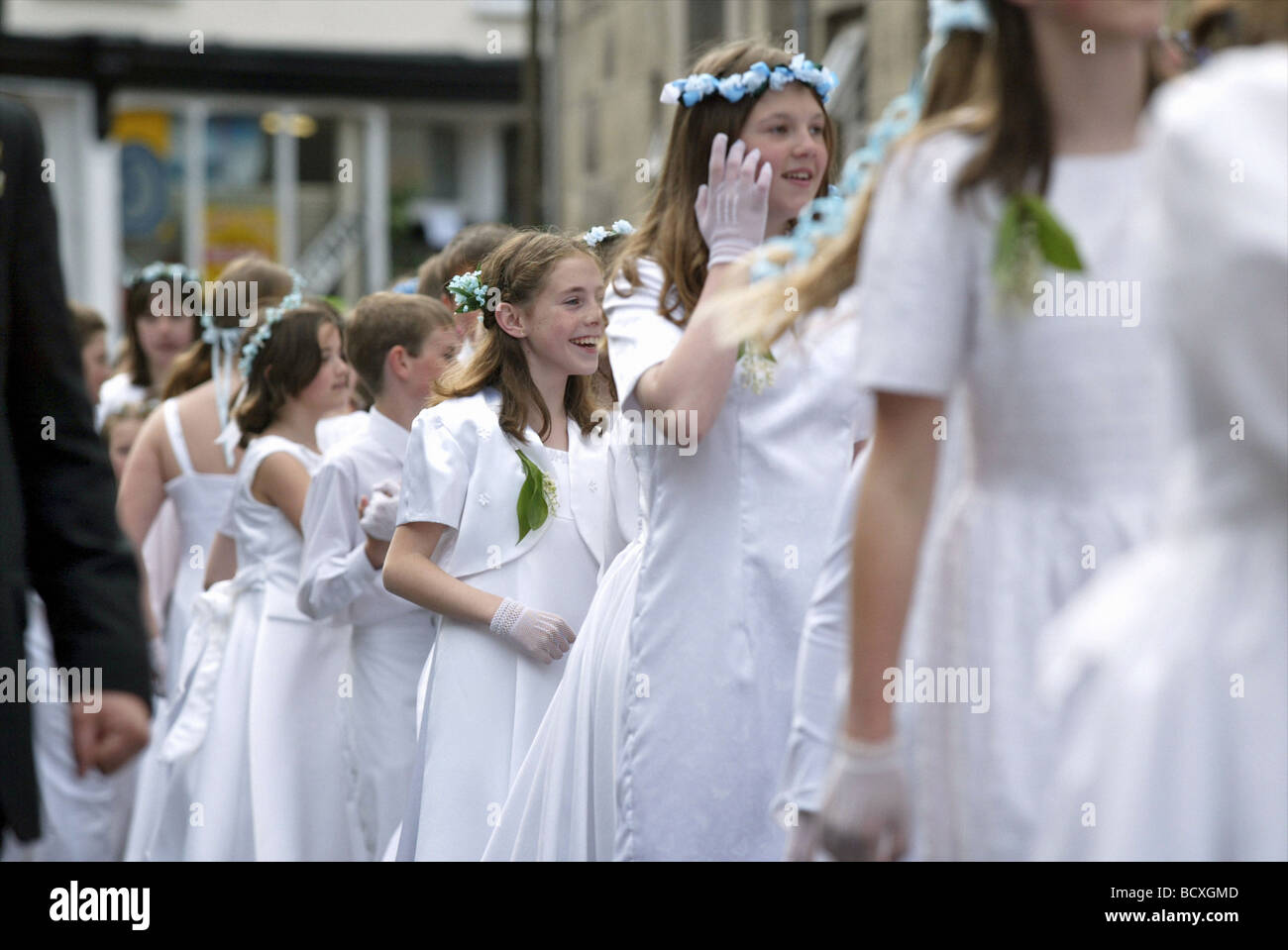 Helston Flora Day Stock Photo - Alamy