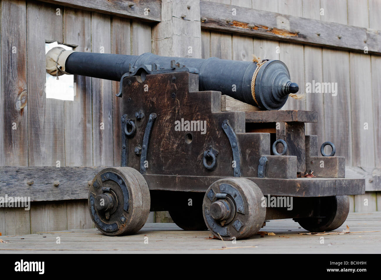 James Fort at the Jamestown Settlement Jamestown Virginia Stock Photo ...