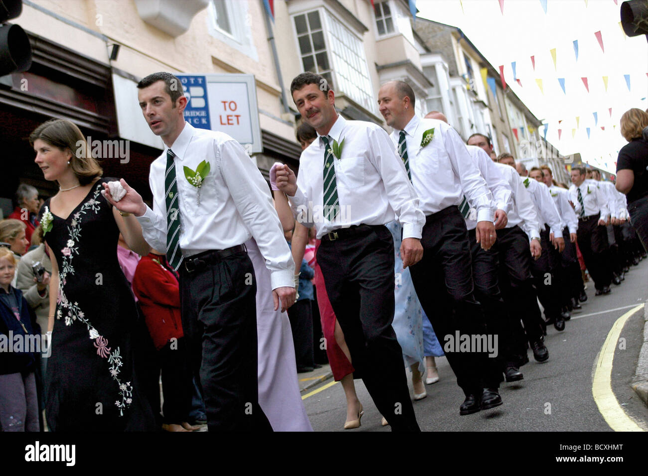 Helston Flora Day Stock Photo - Alamy
