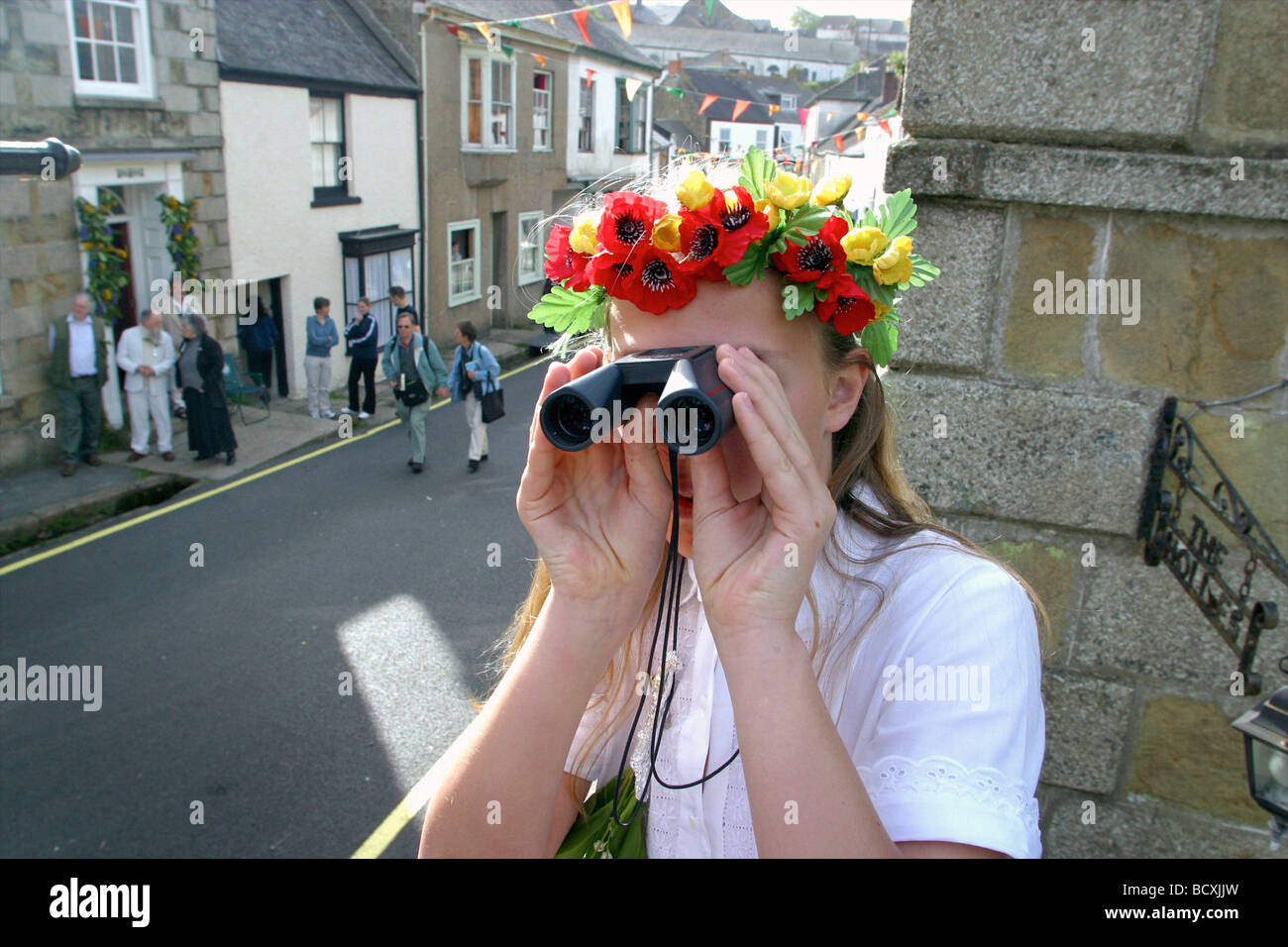 Helston Flora Day Stock Photo - Alamy