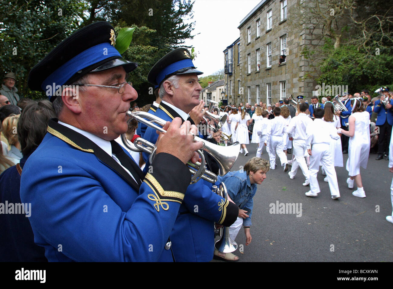 Helston Flora Day Stock Photo - Alamy