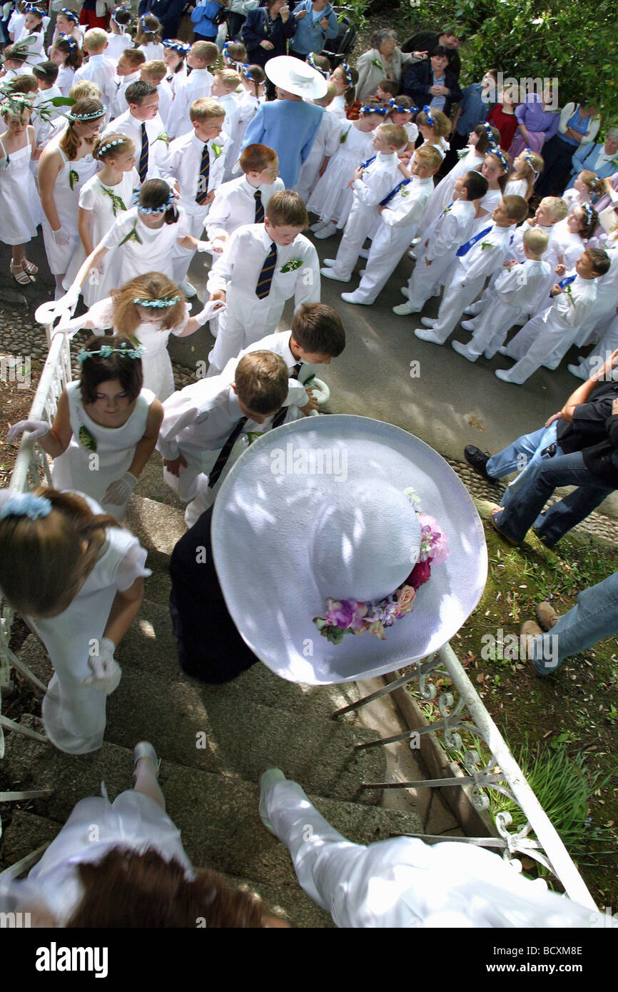 Helston Flora Day Stock Photo - Alamy